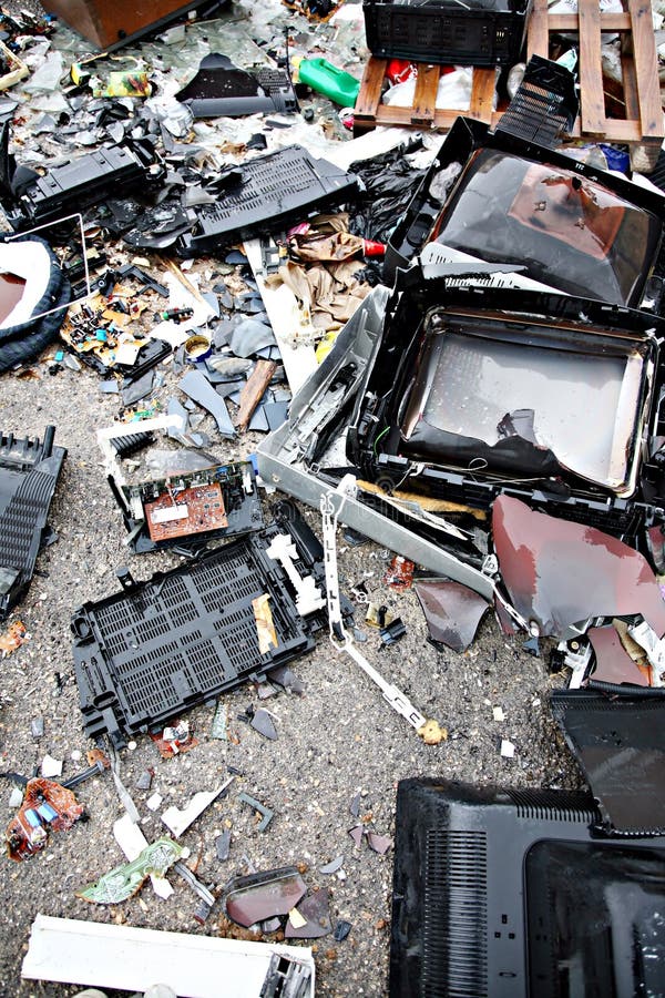 Garbage stock image. Image of recycling, electronica - 21610667
