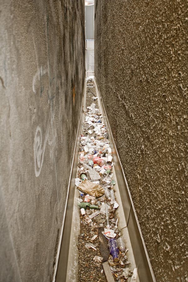 Garbage Alley stock image. Image of exploration, forgotten - 10777359