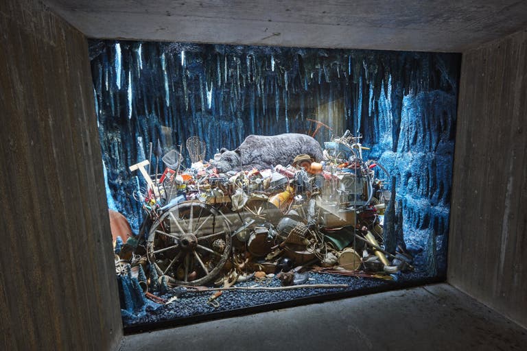 Garbage on an Artificial Cave. Recycle. Green Planet Editorial Stock ...