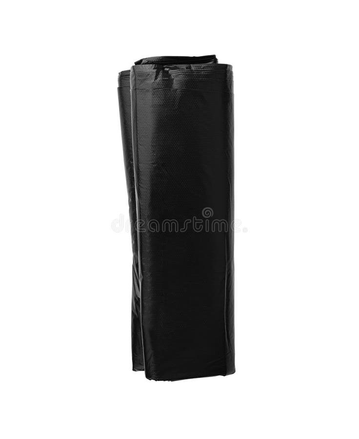 Garbage Bag Roll Isolated. Trash Package Stock Image - Image of nylon ...