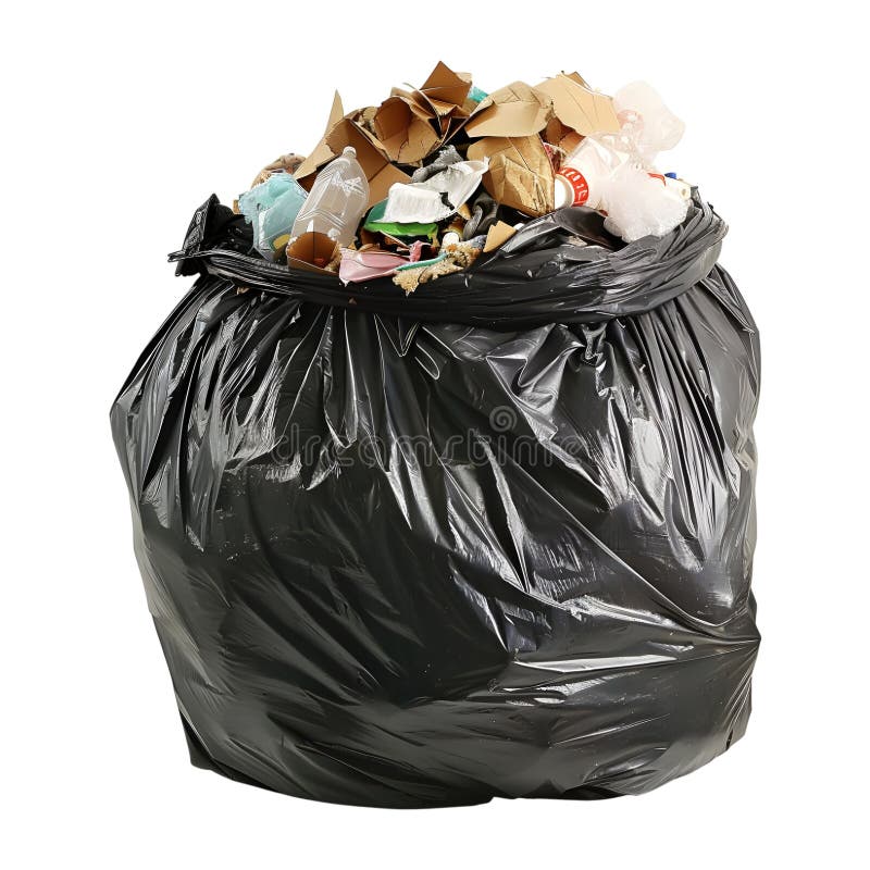 Garbage Bag on Transparent Background - Ai Generated Stock Illustration ...