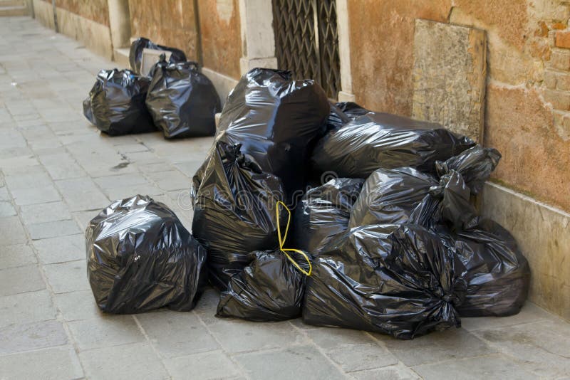 Garbage bags stock photo. Image of dumpster, pollution - 37607688