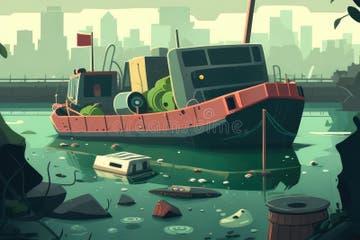 Garbage Barge Stock Illustrations – 56 Garbage Barge Stock ...