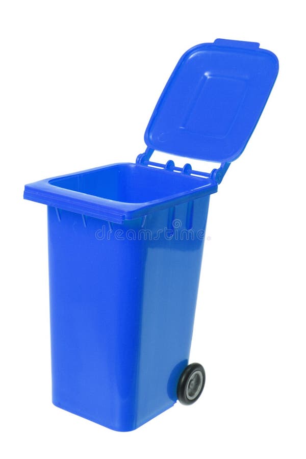 Garbage Bin stock image. Image of isolated, studio, trash - 22571665