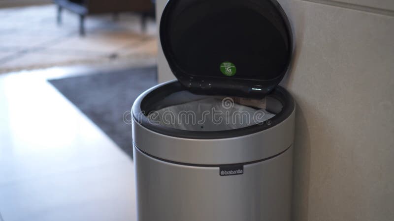 Garbage bin stock image. Image of home, camera, electronics - 226114875