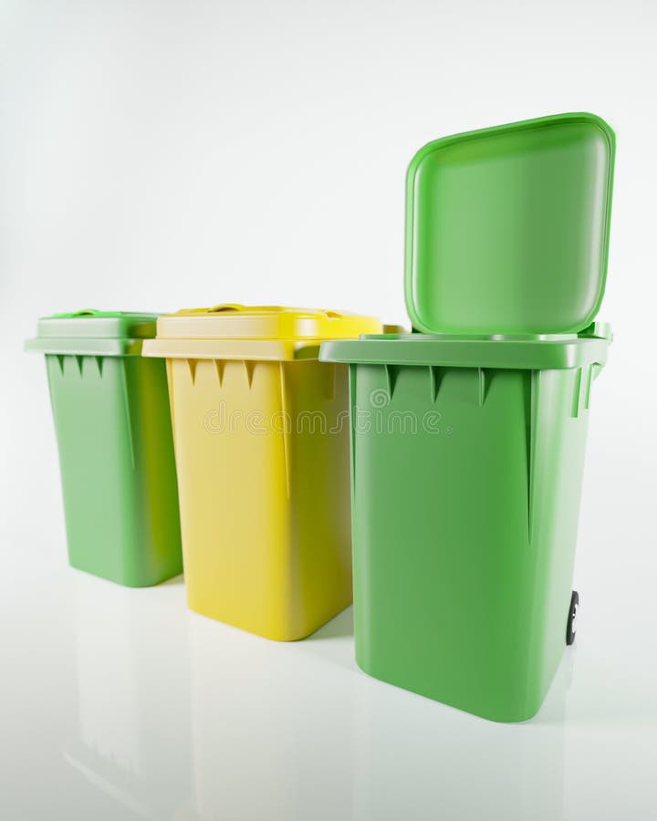 Three Recycling Bins Stock Illustrations – 60 Three Recycling Bins ...