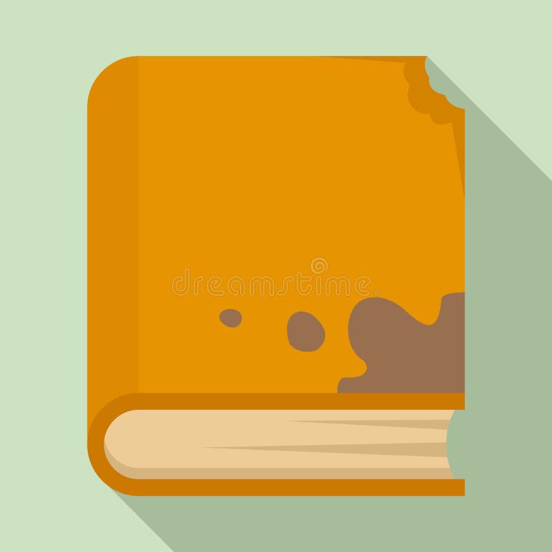 Garbage Book Icon, Flat Style Stock Vector - Illustration of ecology ...