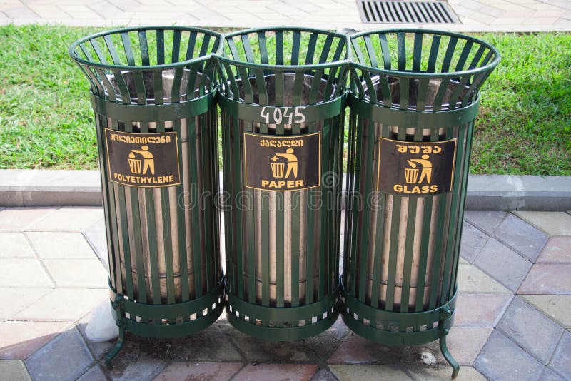 Trash Sorting on Waste Processing Plan Stock Photo - Image of ecosystem ...