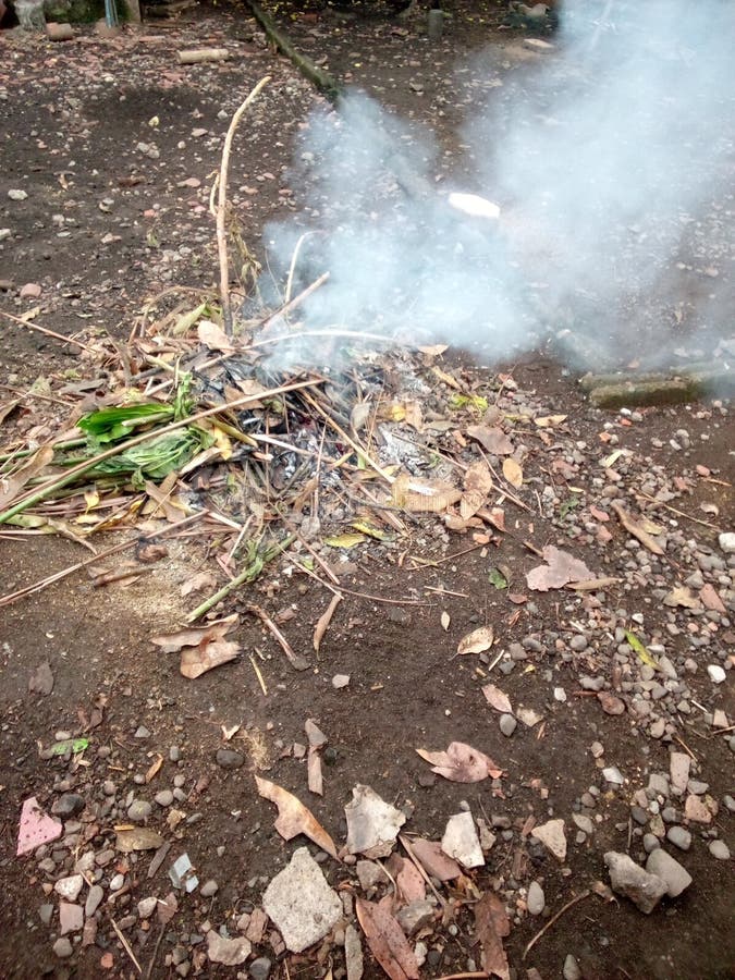 Garbage Burning Which is Still Often Done by the Surrounding Residents ...