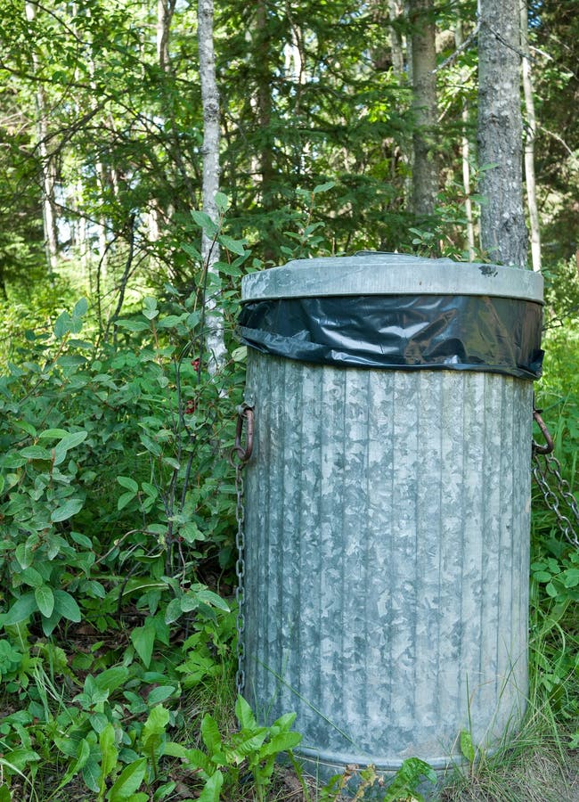 Garbage can stock photo. Image of clean, environment - 15414722
