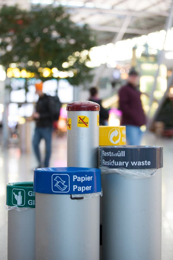 Garbage cans stock photo. Image of bottle, garbagecan - 28626858