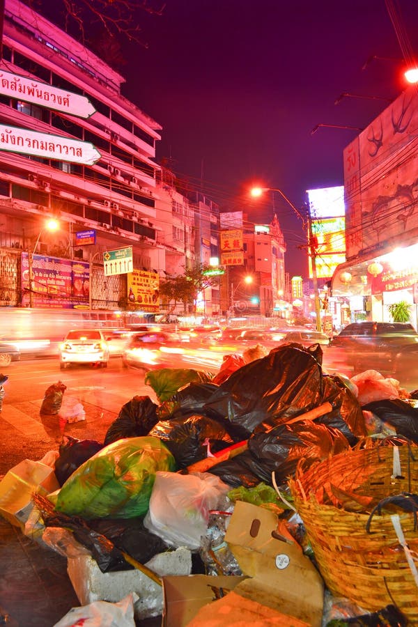 Garbage in the city editorial image. Image of problem - 22193325