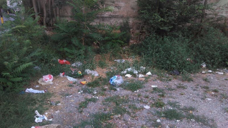 Garbage in city stock photo. Image of soil, garbage - 331400102