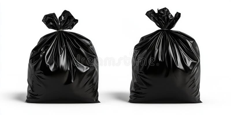 Garbage Collection Bags stock image. Image of full, waste - 363711069