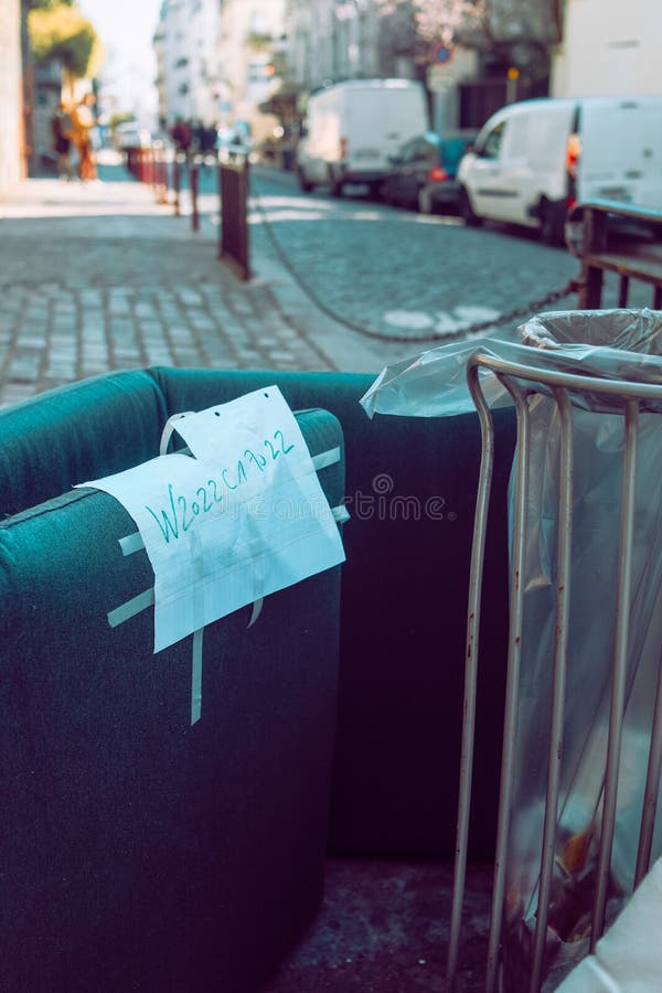 Garbage Collection in France, Paris. Large Garbage Collection Rooms ...