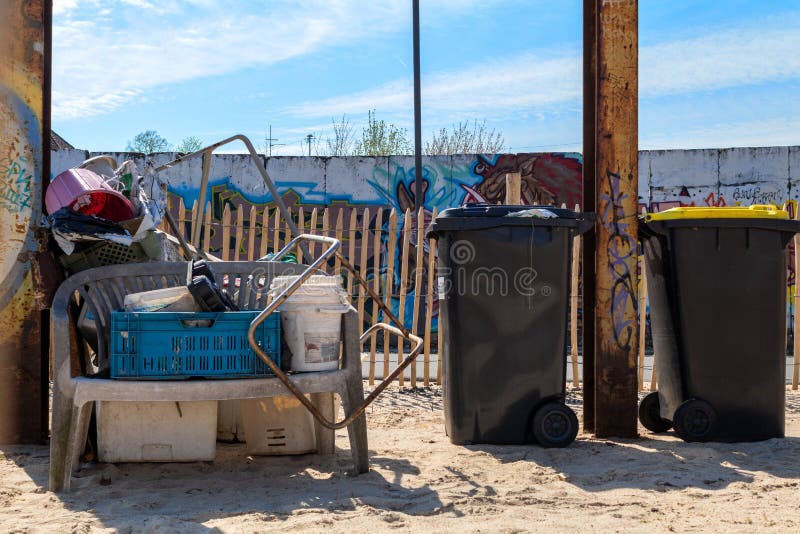 Garbage of a Community Discard Stock Image - Image of garbage, debris ...