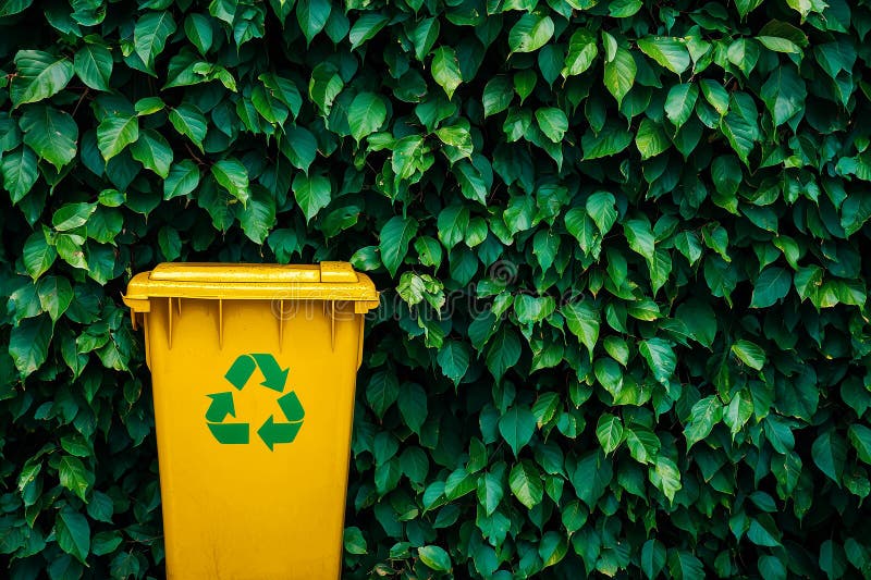 617 Garbage Container Background Green Leaves Recycling Stock Photos ...