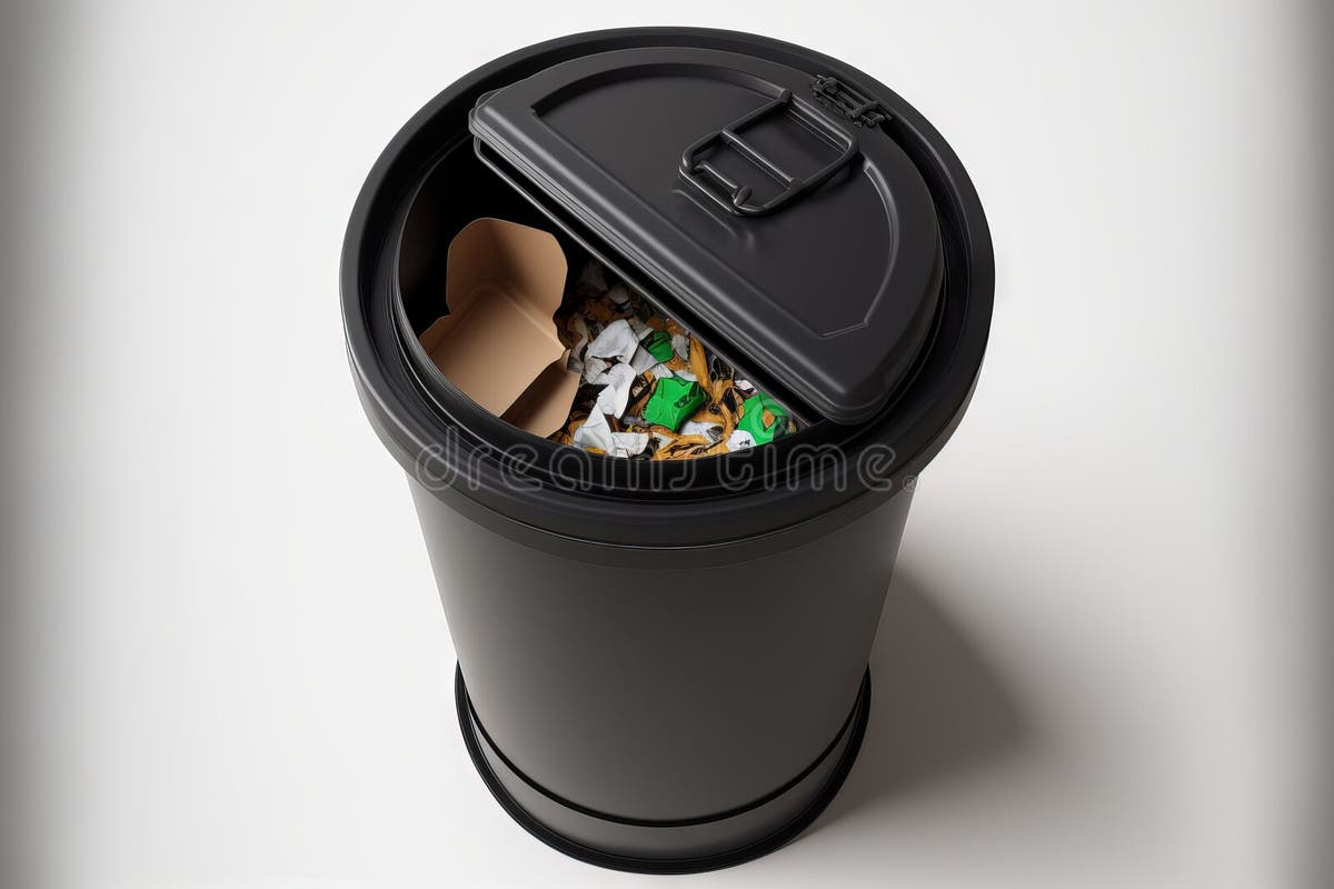 Container Garbage Top View Stock Illustrations – 147 Container Garbage ...