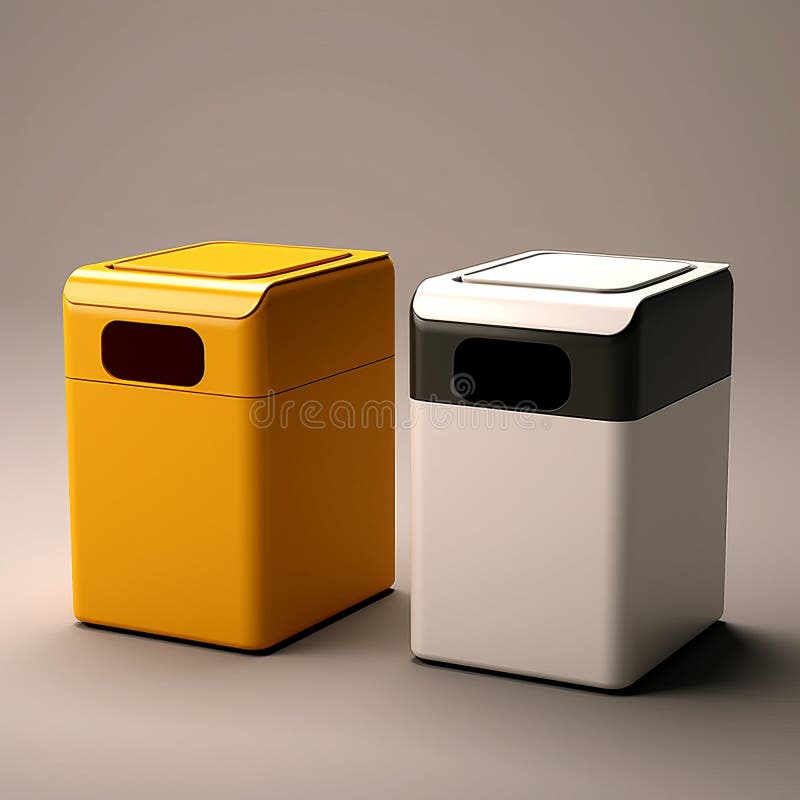 Garbage Containers for Disposal and Recycling of Waste in Different ...