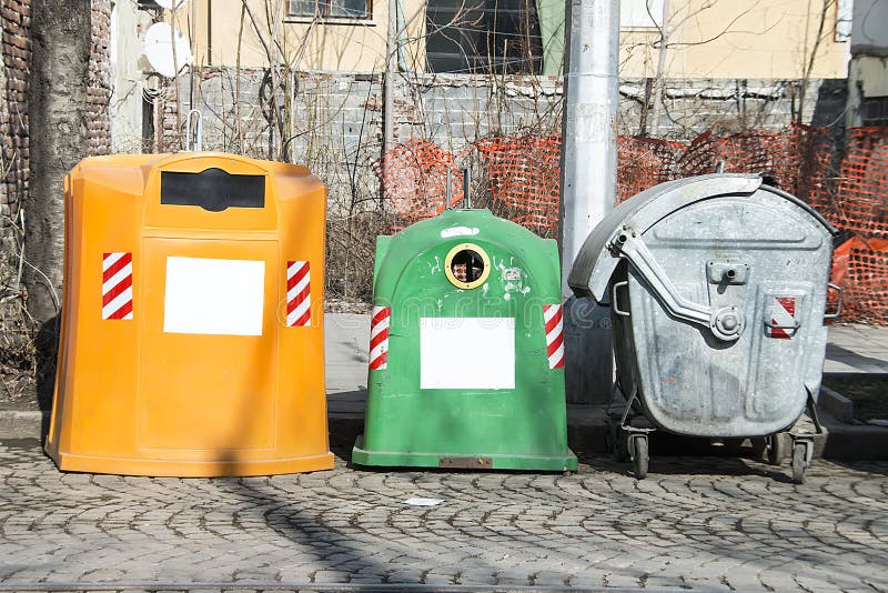Garbage containers stock photo. Image of dirty, dumpster - 50558946