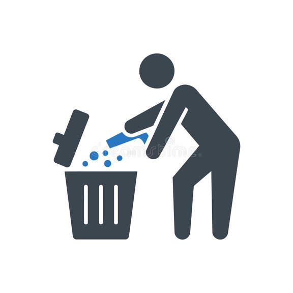 Garbage Disposal Service Icon Stock Vector - Illustration of service ...