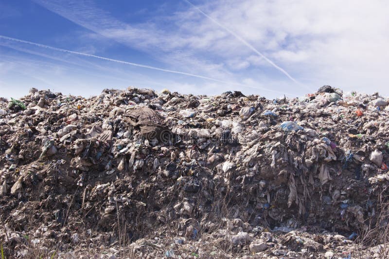 Garbage Dump stock photo. Image of pile, outdoor, risk - 19060594
