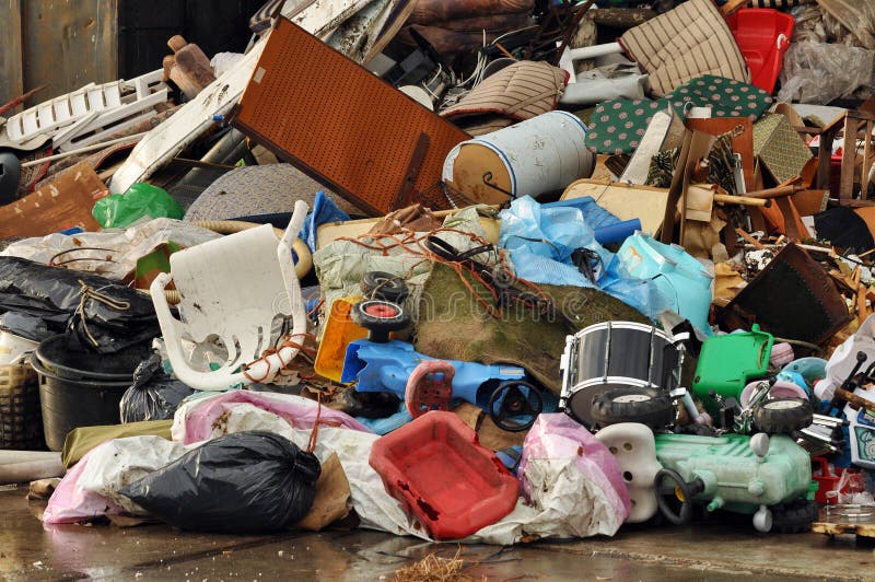 Household refuse stock image. Image of boxes, discarded - 18031723