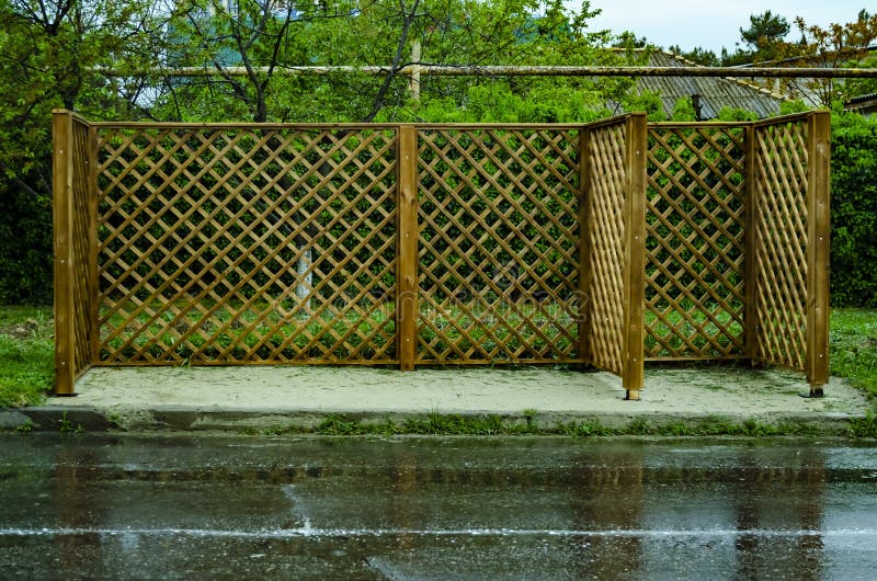 The Garbage Dump Around the Fence Stock Photo - Image of garbage ...