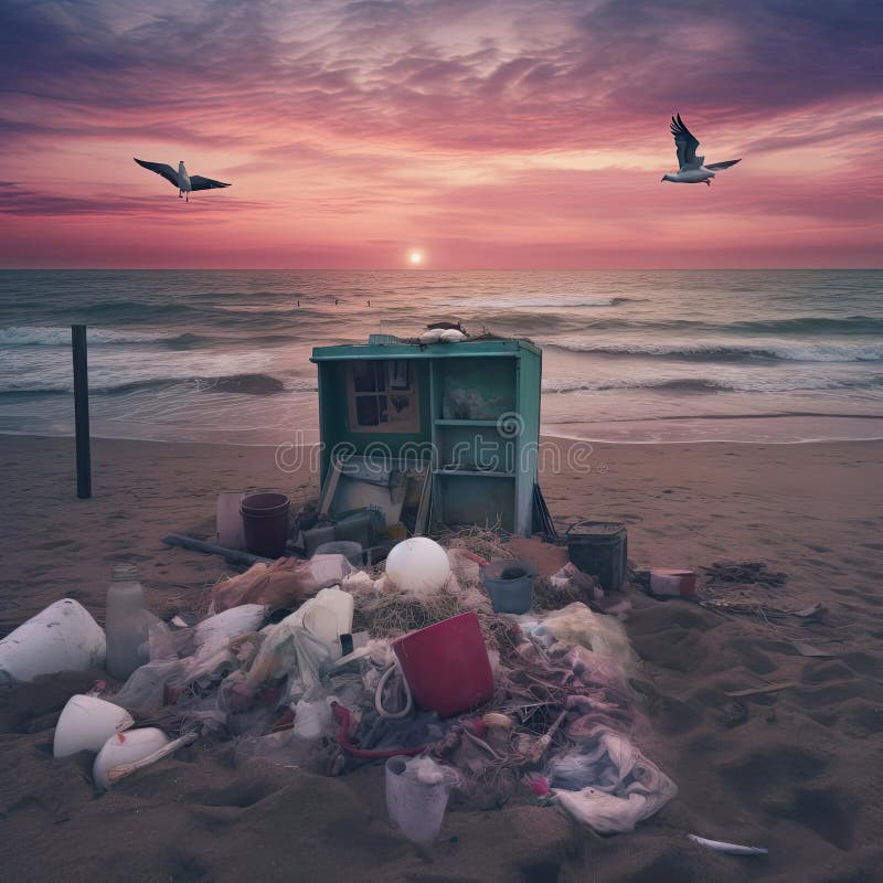Garbage Sunset Stock Illustrations – 426 Garbage Sunset Stock ...