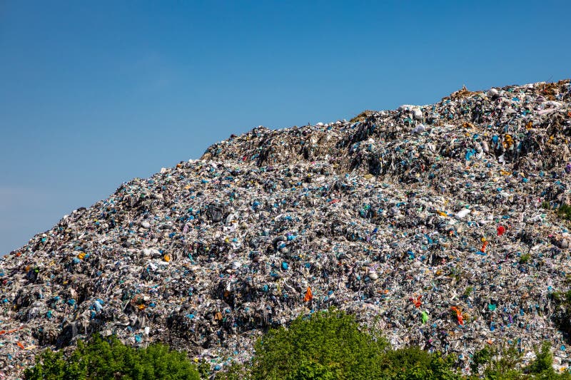 Garbage Dump Outside the City in the Open Air Stock Image - Image of ...