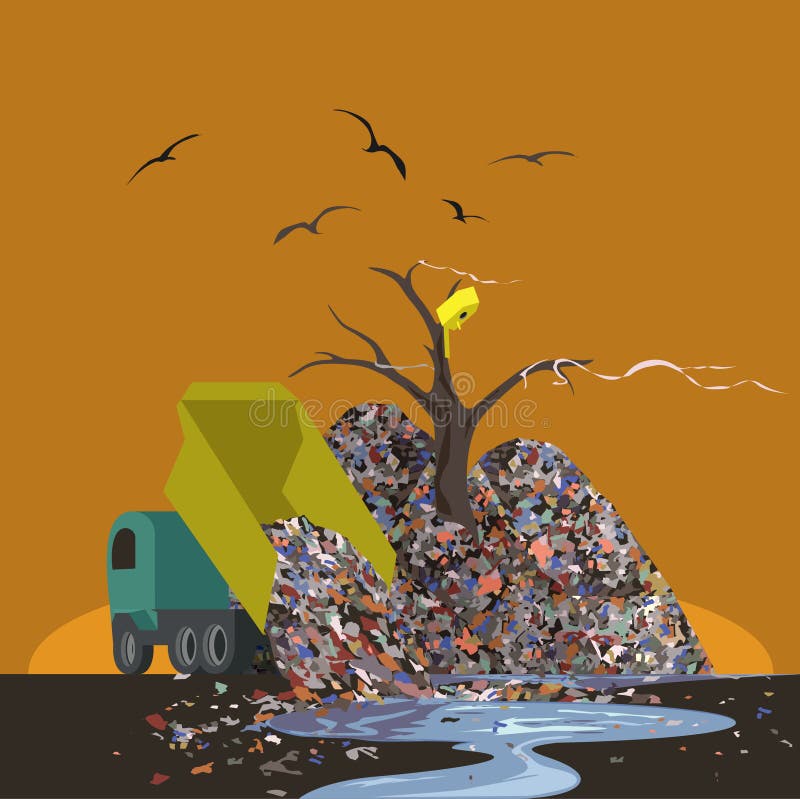 Garbage Dump stock photo. Image of disposal, site, garbage - 108990948