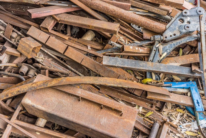 Garbage Dump of Waste Metals Stock Photo - Image of metals, discard ...