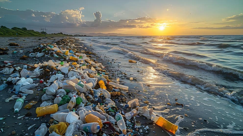 Garbage Dumped on Seashore Causing Environmental Pollution and ...
