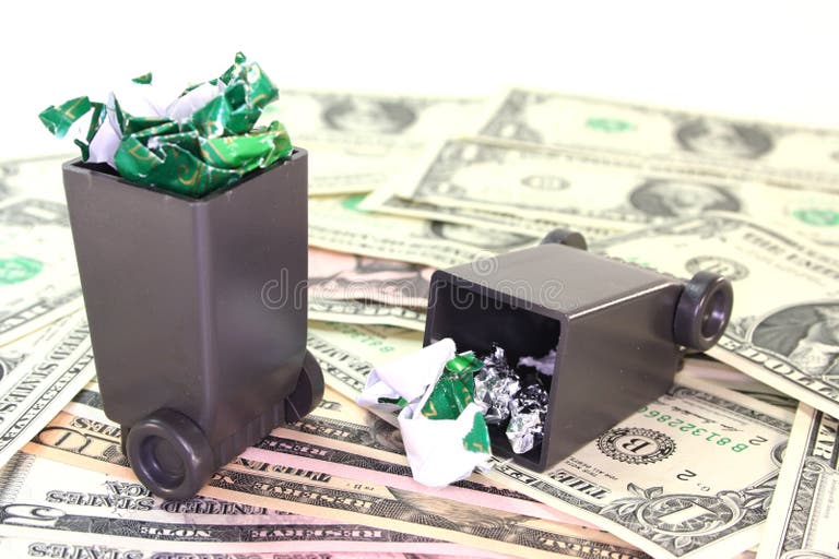 Garbage fees stock photo. Image of bins, waste, costs - 18577996