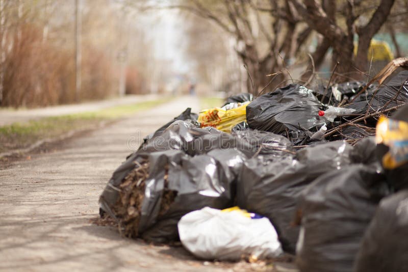 Garbage. Garbage Collection Stock Photo - Image of leaf, city: 119435964