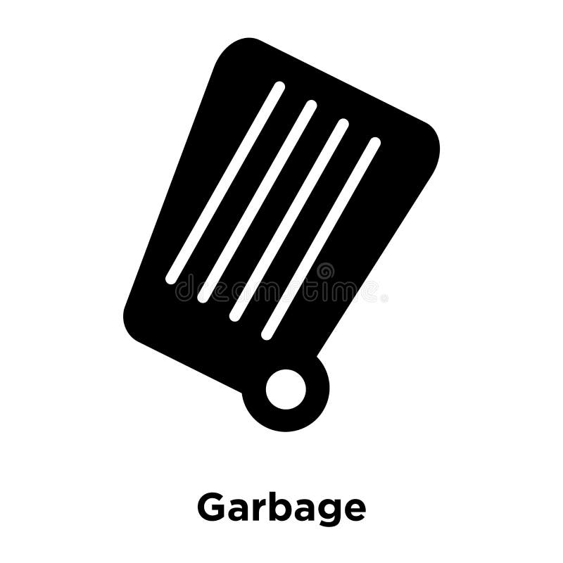 Garbage Icon Vector Isolated on White Background, Garbage Sign Stock ...