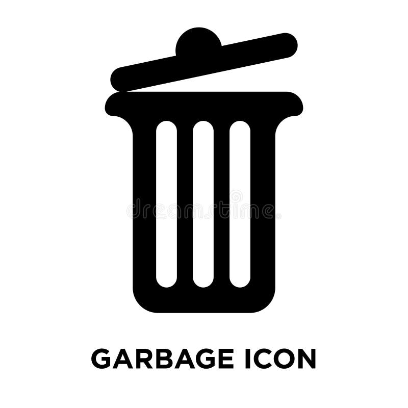 Garbage Concept Vector Linear Icon Isolated on Transparent Background ...