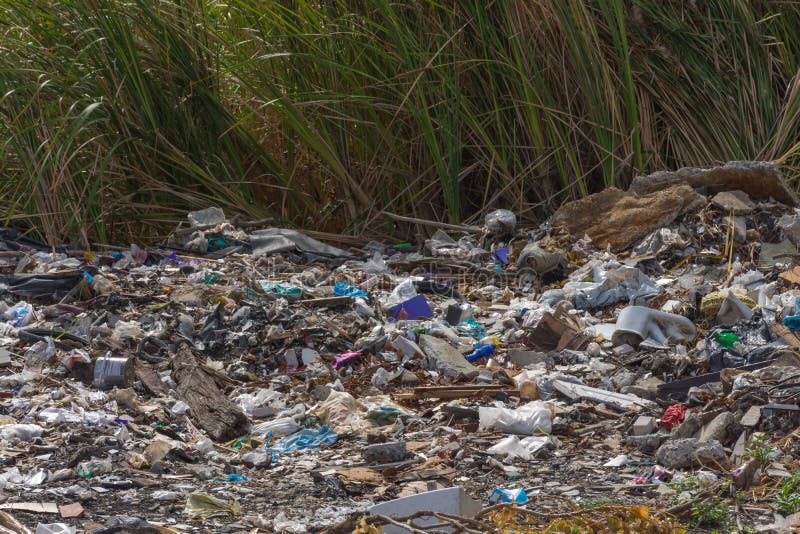 Garbage and Junk Dump To the Landfill Stock Image - Image of garbage ...