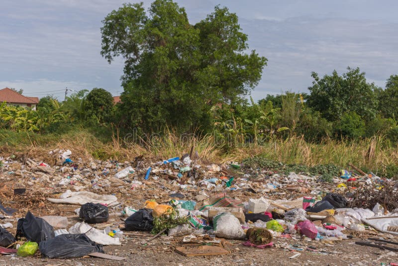 Garbage and Junk Dump To the Landfill Stock Photo - Image of illegal ...