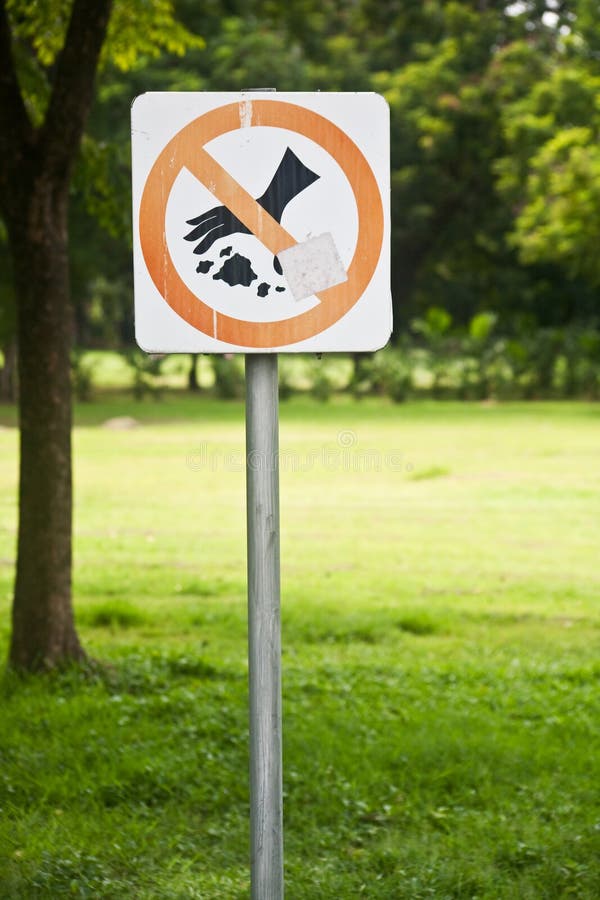 Garbage label sign stock image. Image of litter, plastic - 23382707