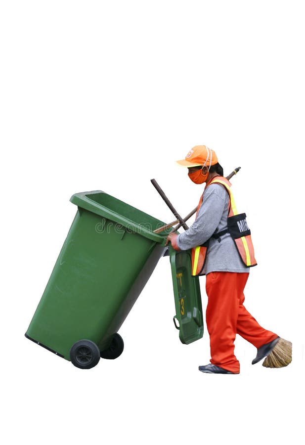 Garbage Man stock photo. Image of pollution, garbage, sanitation - 1403664