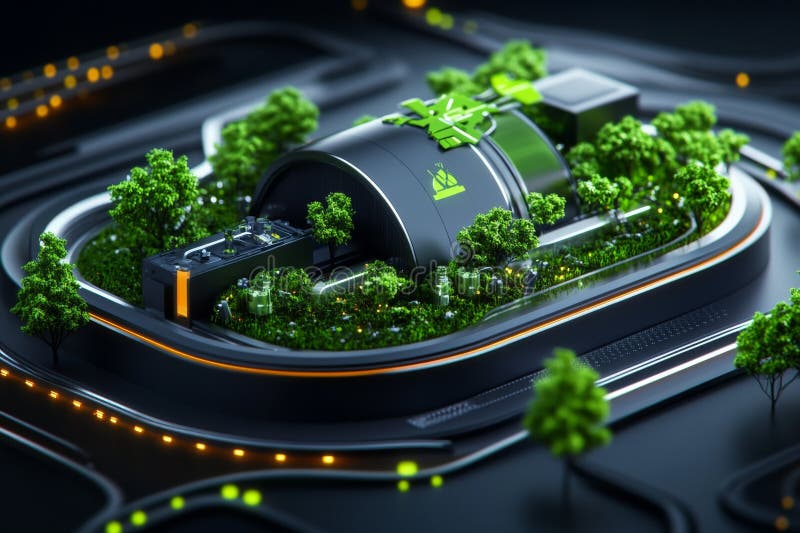 Garbage Management Innovations are Highlighted in a Futuristic ...