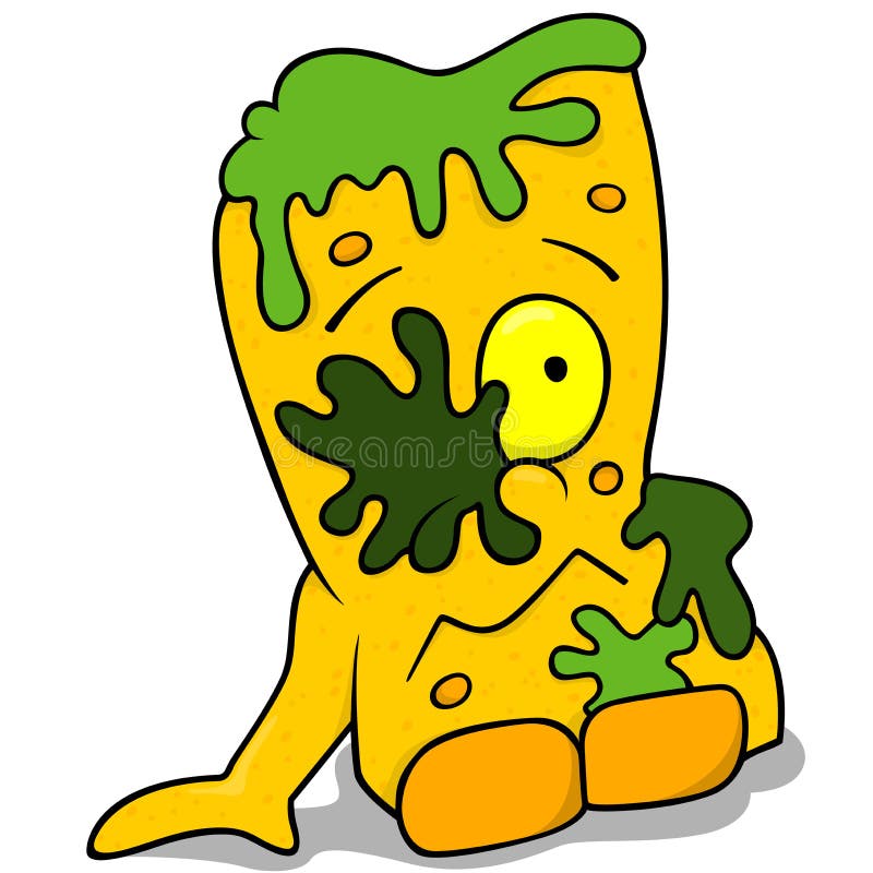 Garbage Monster stock vector. Illustration of gunge, repulsive - 58624602