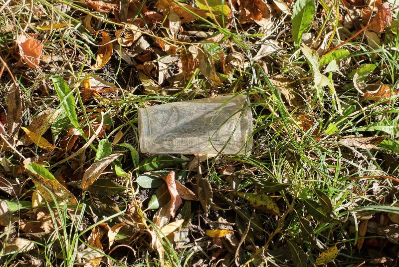 Garbage from One White Plastic Cup Stock Photo - Image of contamination ...