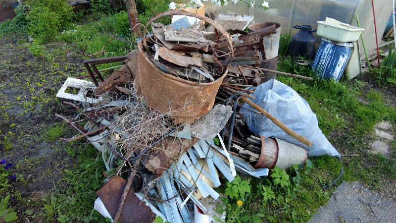 Garbage tanks stock image. Image of grass, green, recycling - 41558711