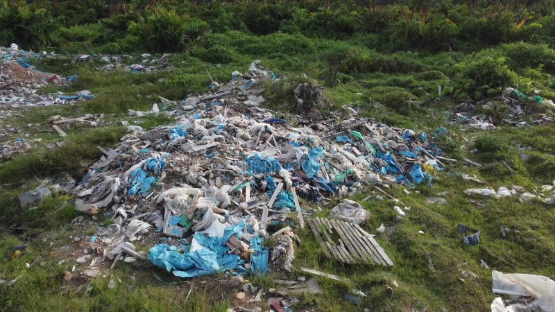 Field with a Lot of Trash on it Stock Video - Video of field, disposal ...