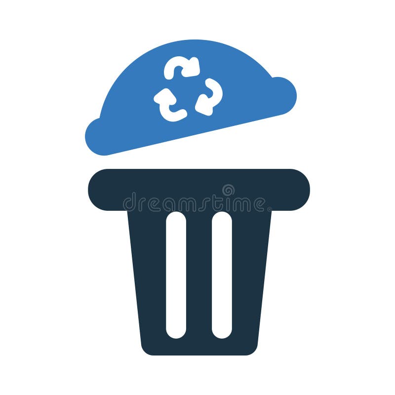 Garbage, Recycle, Garbage Bin, Bin Garbage Bin Icon Stock Vector - Illustration of icon ...