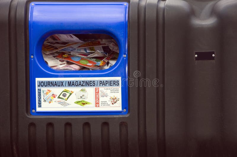 Garbage for Recycling Paper Editorial Stock Image - Image of paper ...