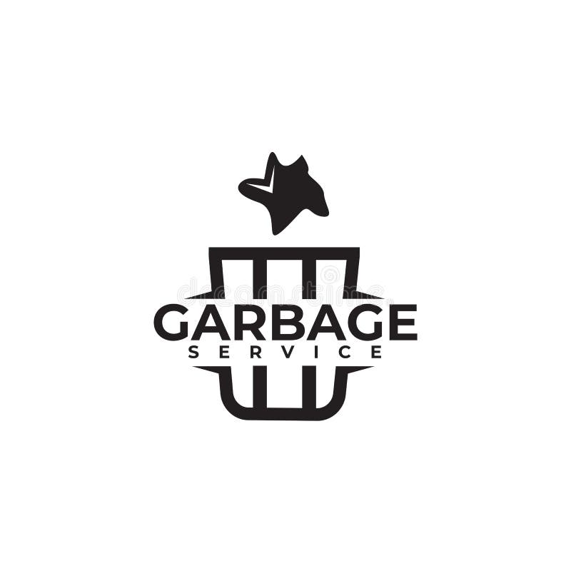 Garbage Removal Company Logo Design Template Stock Illustration ...