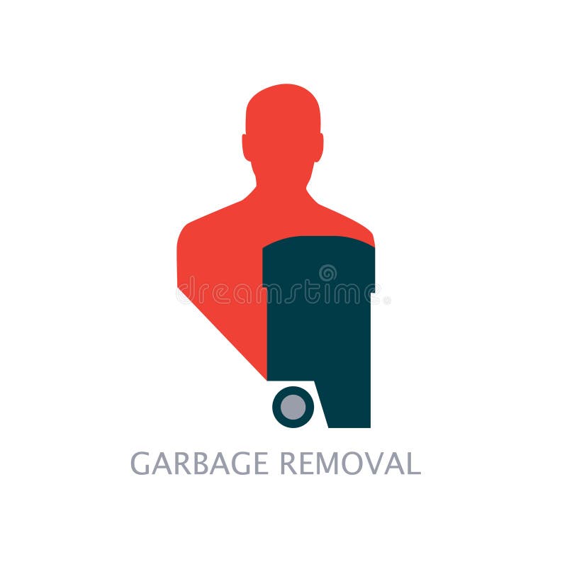 Garbage Removal Company Logo Stock Vector - Illustration of louder ...